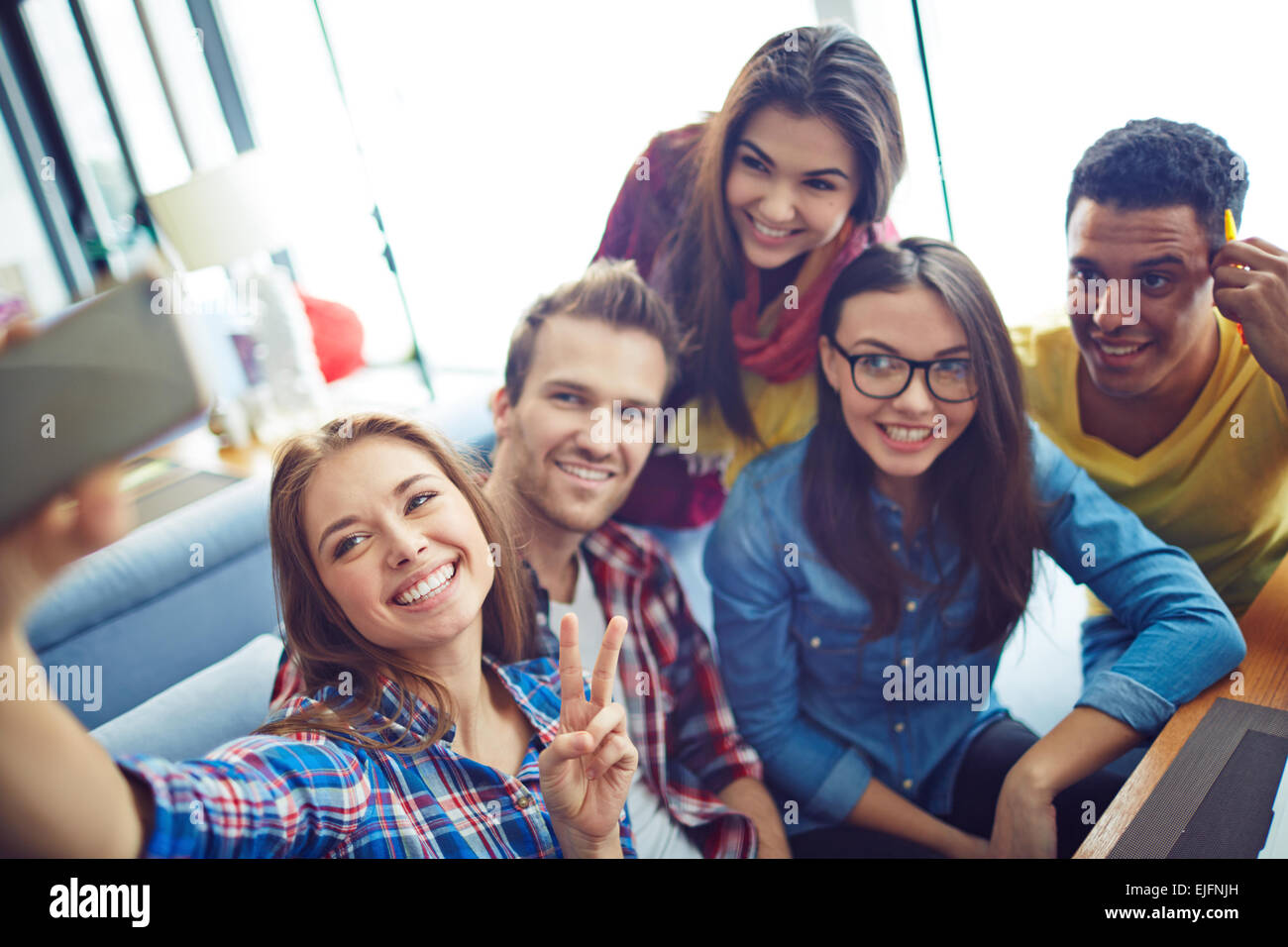 Youngster taking photo hi-res stock photography and images - Alamy