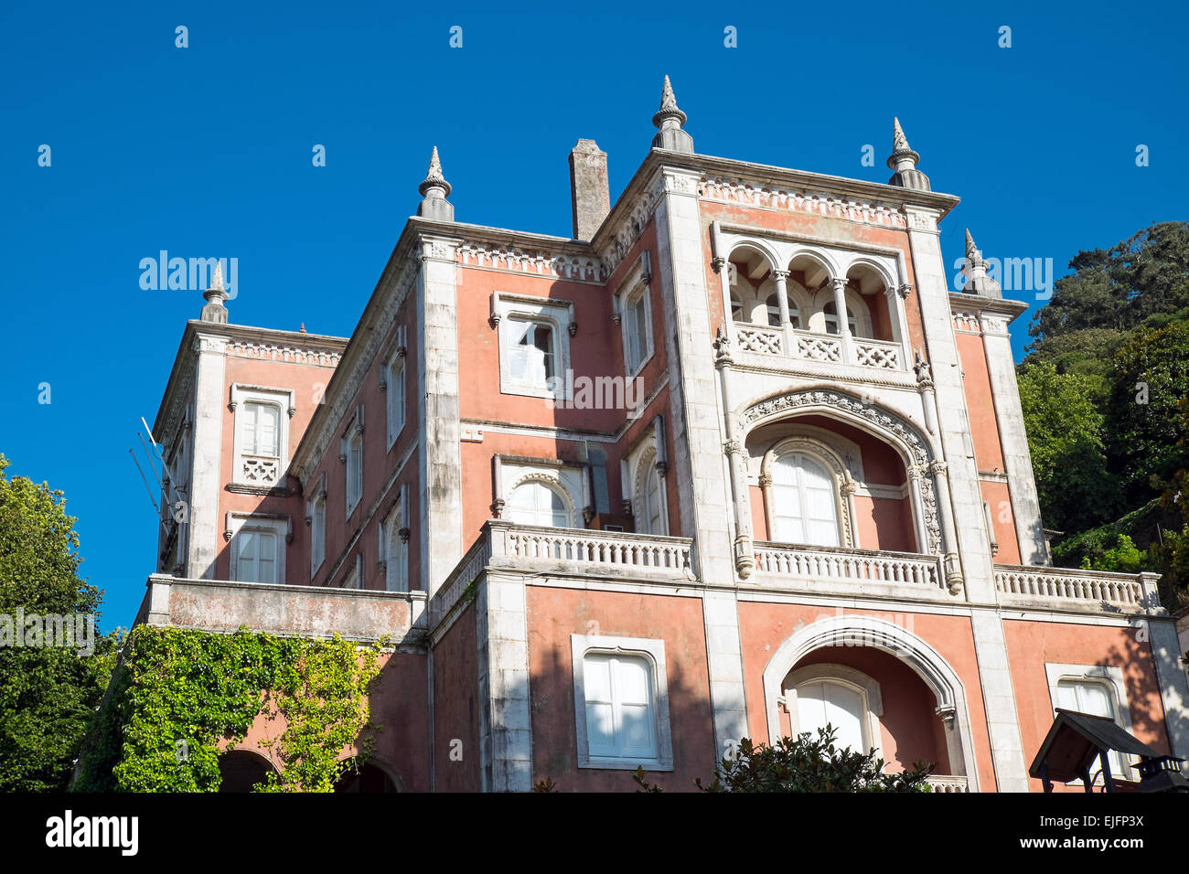 A beautiful historic building seen in Sintra, Portugal Stock Photo - Alamy