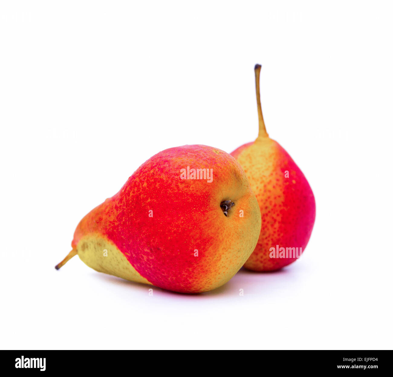Fresh Pear fruits on the white background Stock Photo - Alamy