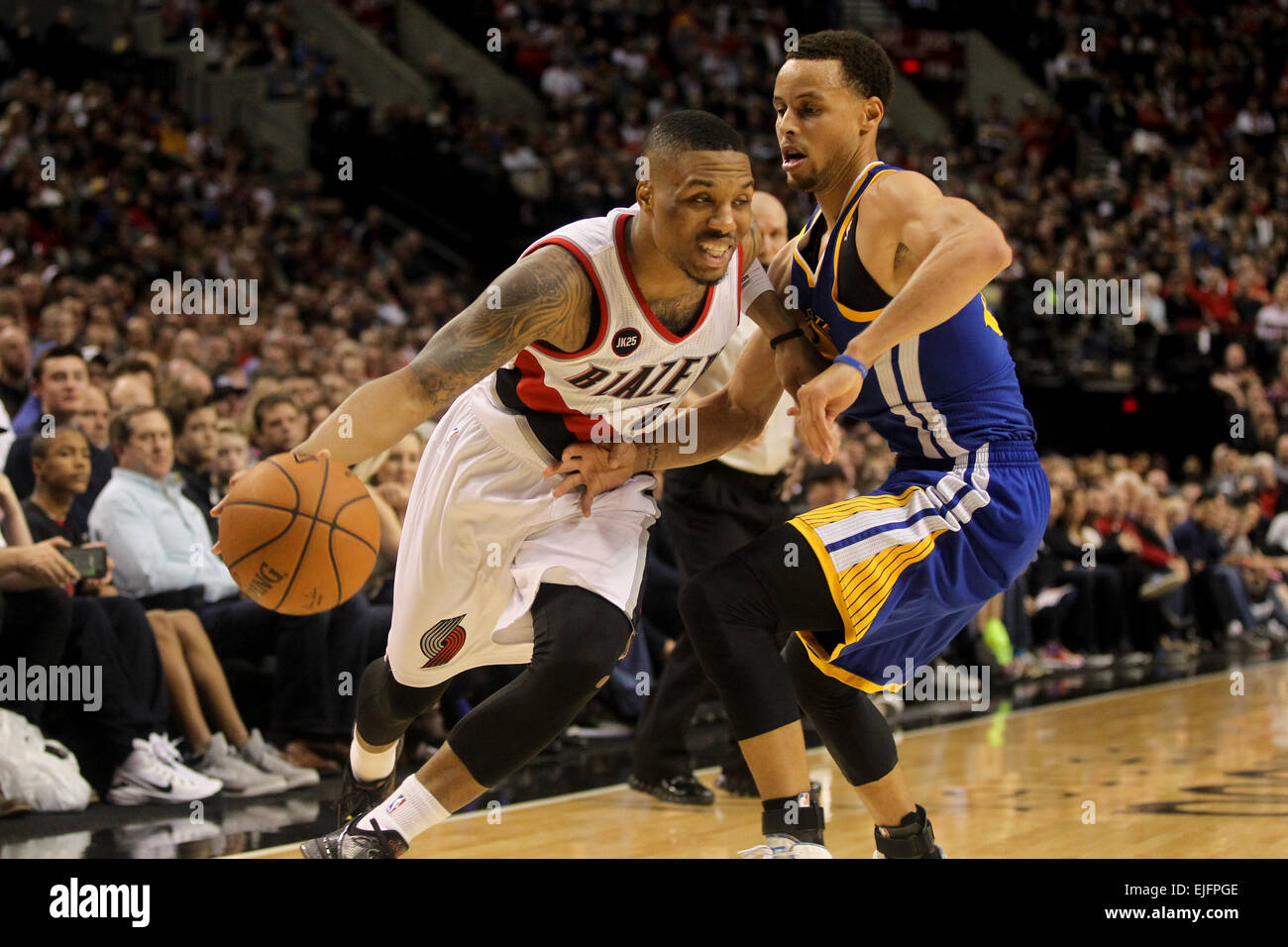 Lillard blazers curry hi-res stock photography and images - Alamy