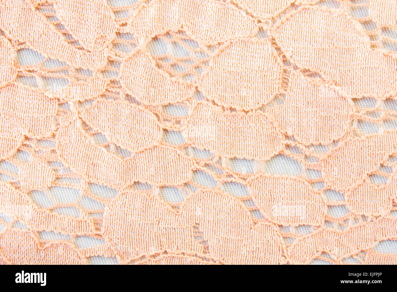 Orange crochet cloth texture background. Vintage pattern style for love ...