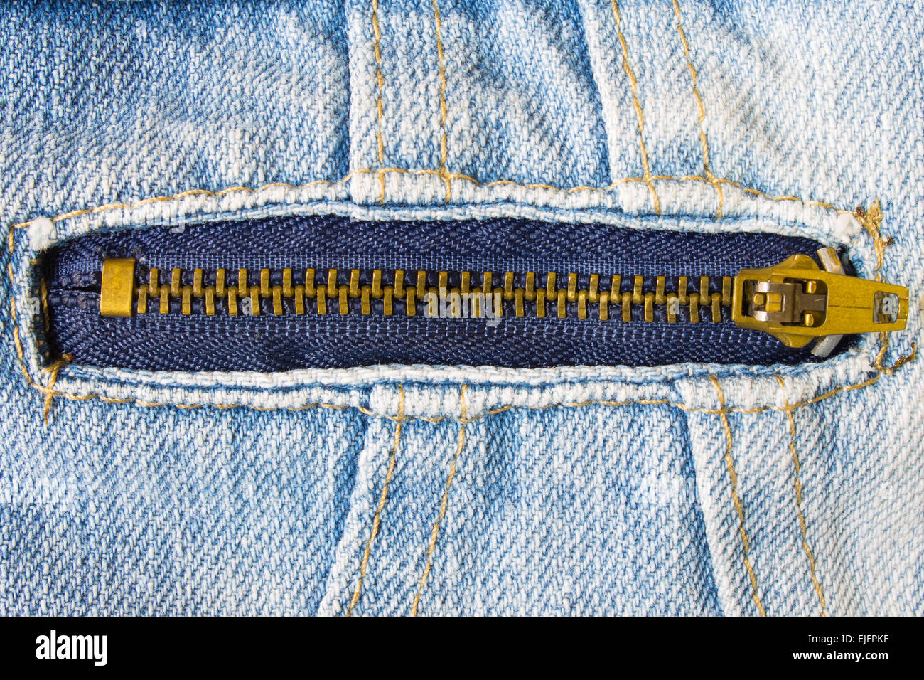 Jean zip hi-res stock photography and images - Alamy