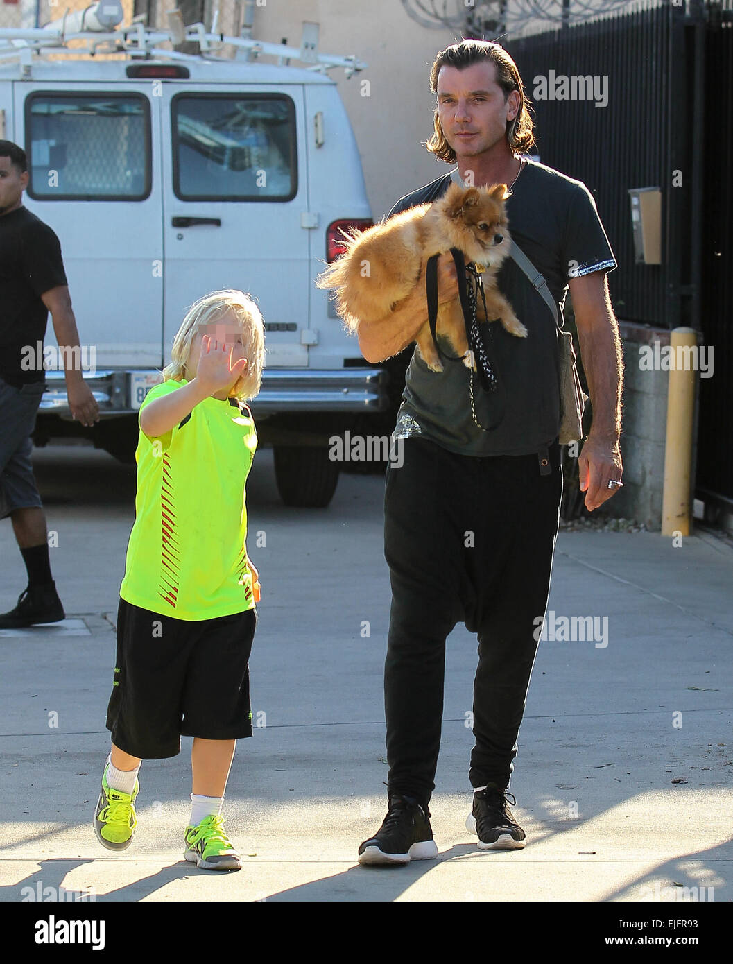 Gavin Rossdale takes his son Zuma to see Gwen Stefani film a music ...