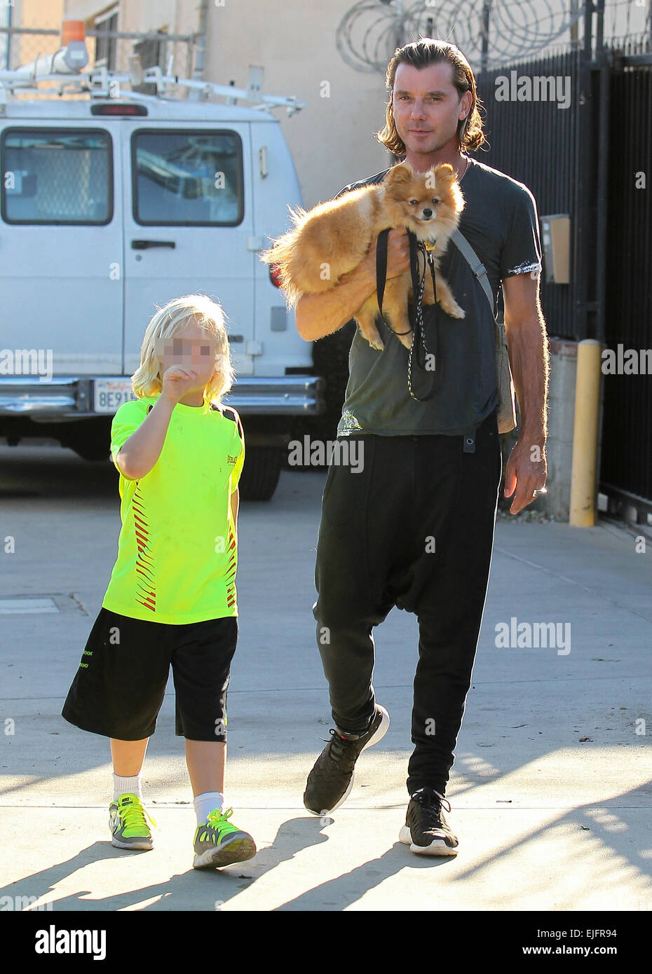 Gavin Rossdale takes his son Zuma to see Gwen Stefani film a music ...
