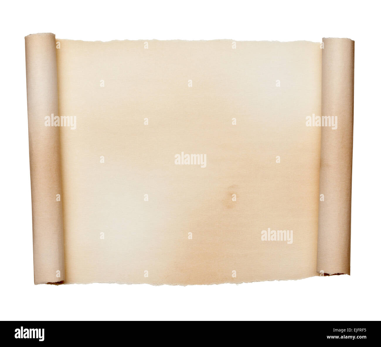 Aged yellowed paper scroll hi-res stock photography and images - Alamy