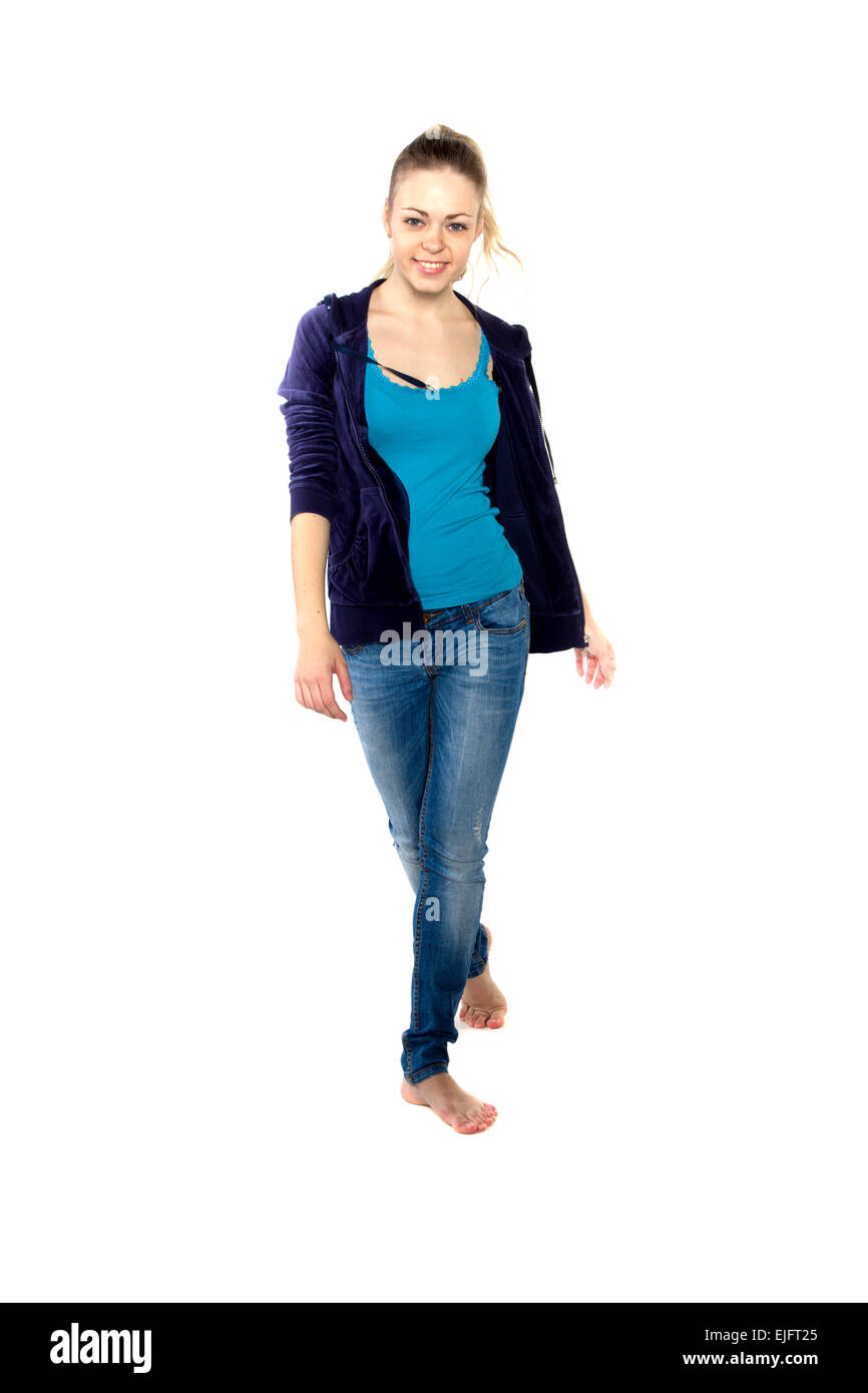 Walking girl hi-res stock photography and images - Alamy