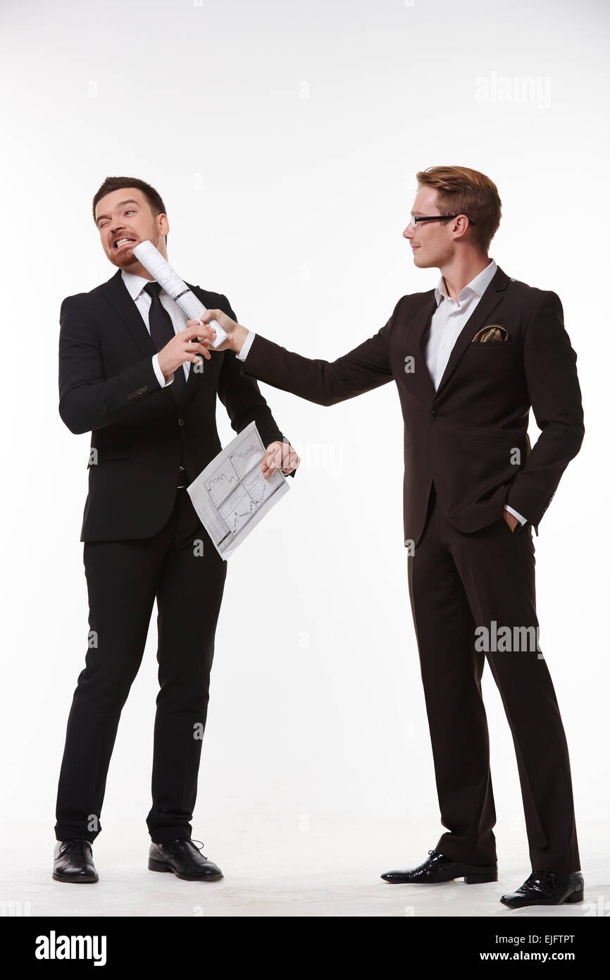two businessmen arguing Stock Photo - Alamy