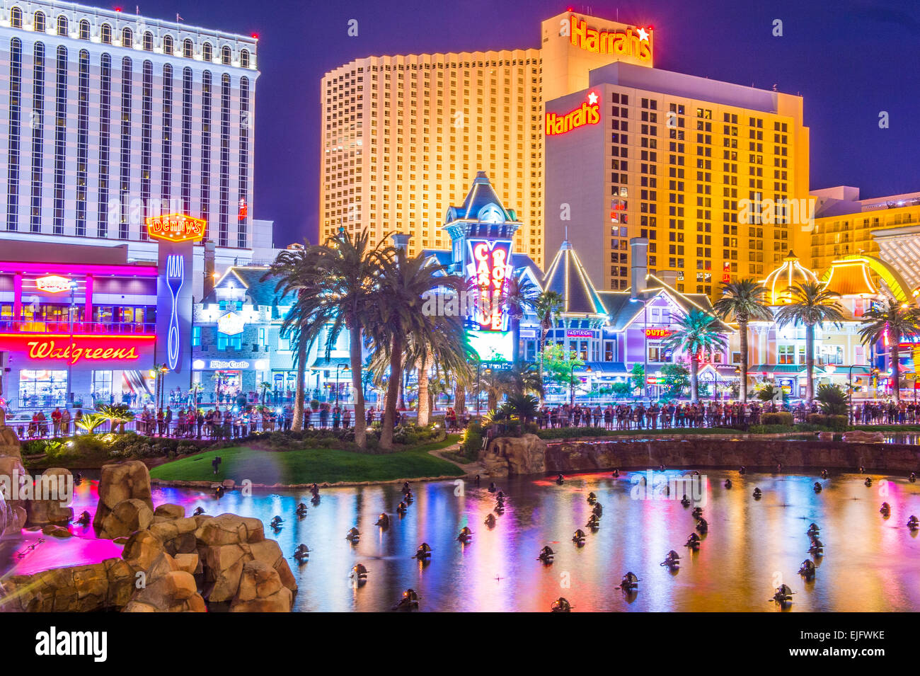View of the Las Vegas Strip Stock Photo - Alamy