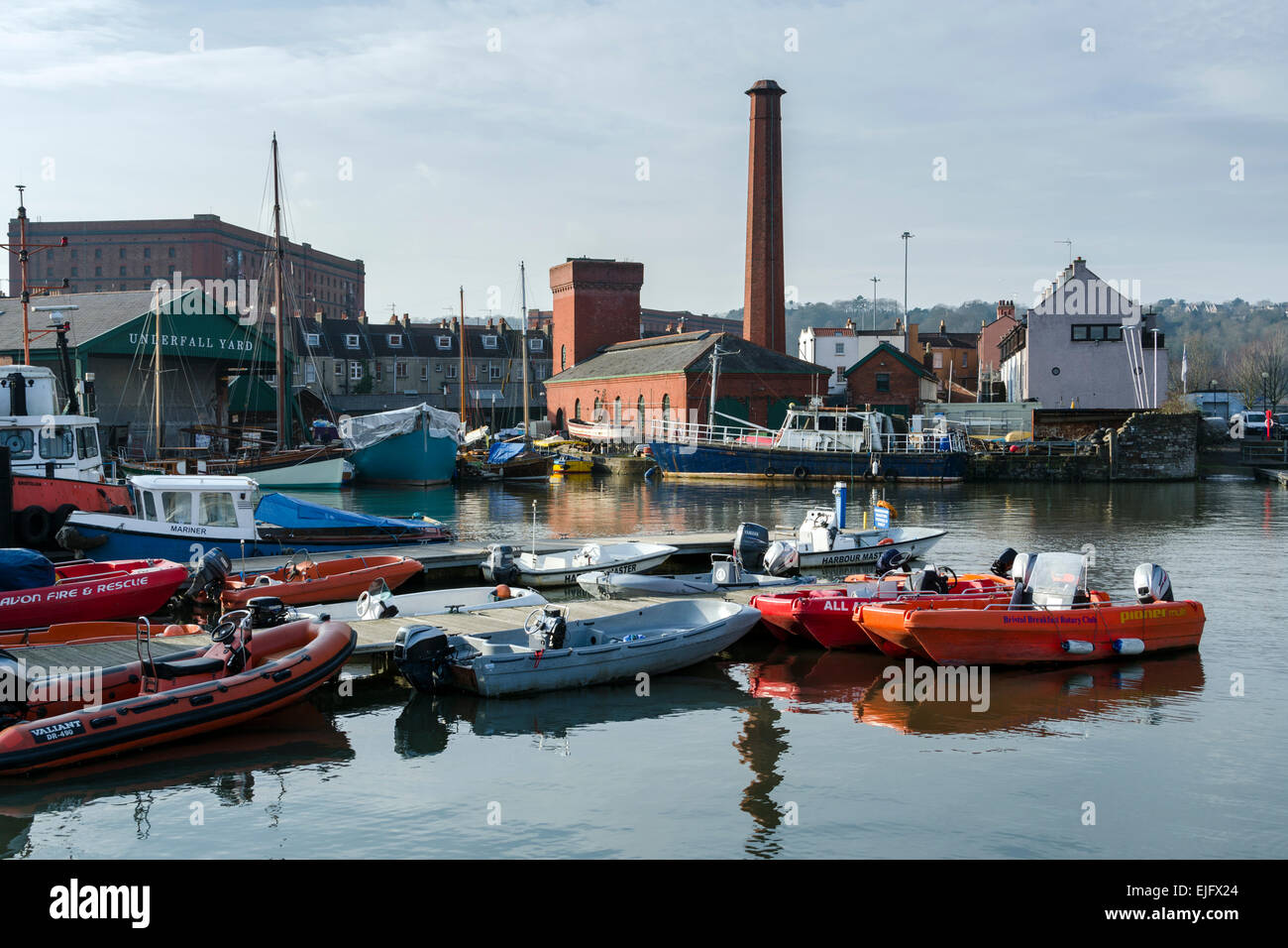 Underfall Yard in Bristol's historic Floating Harbour Stock Photo - Alamy