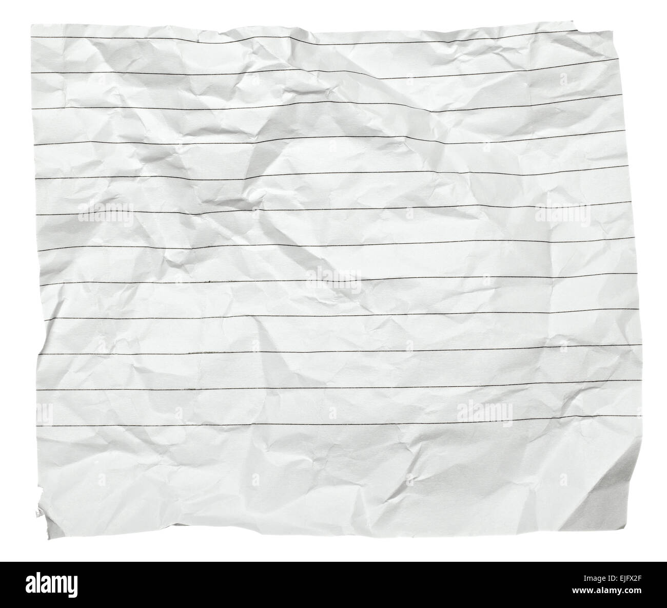 Old letter paper fold Cut Out Stock Images & Pictures - Alamy