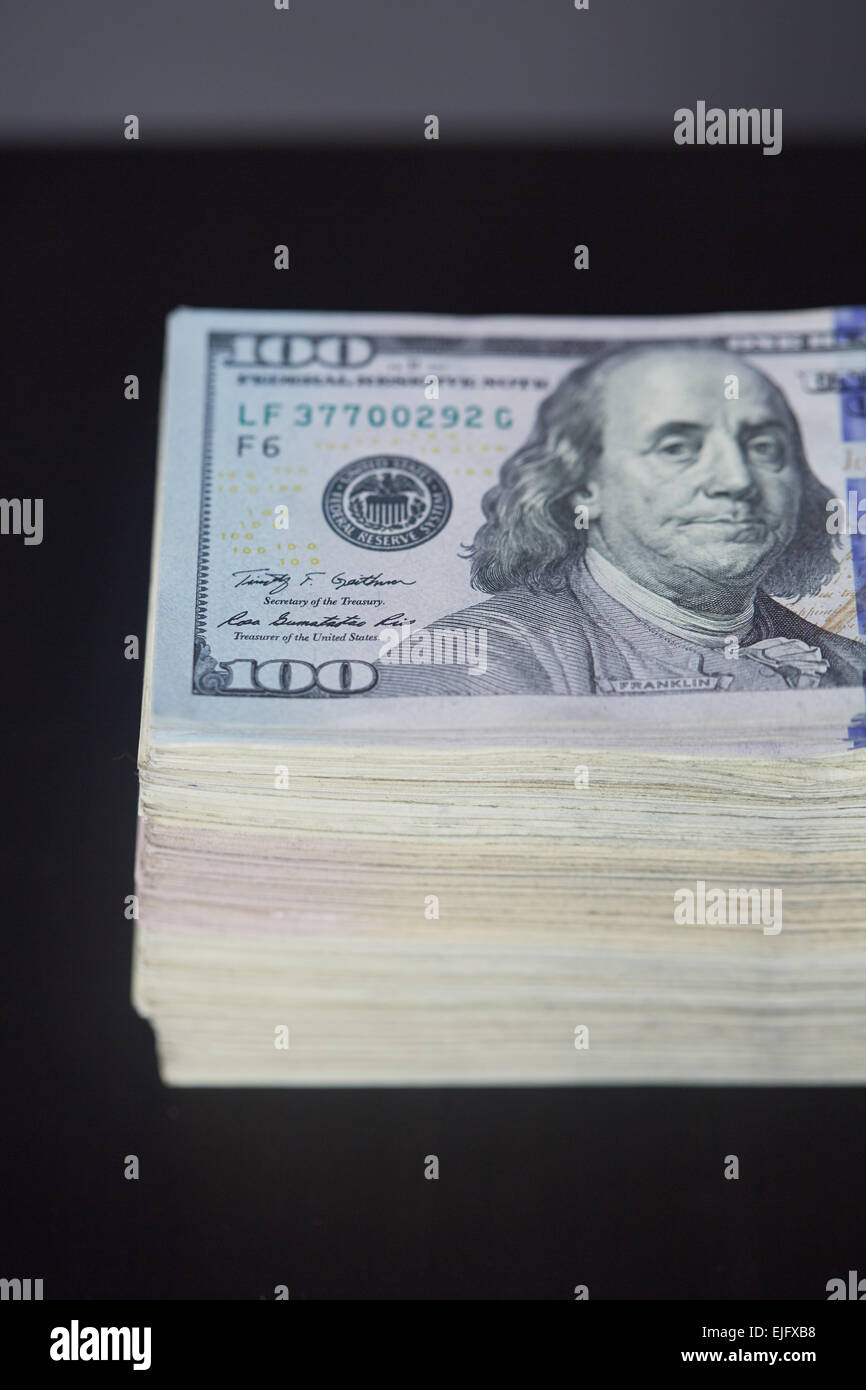 stacks of money Stock Photo - Alamy