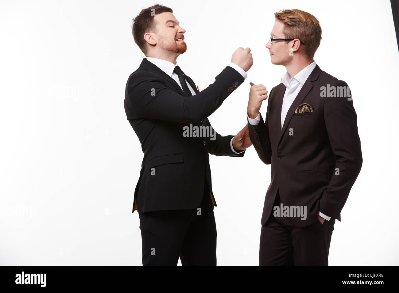 two businessmen arguing Stock Photo - Alamy
