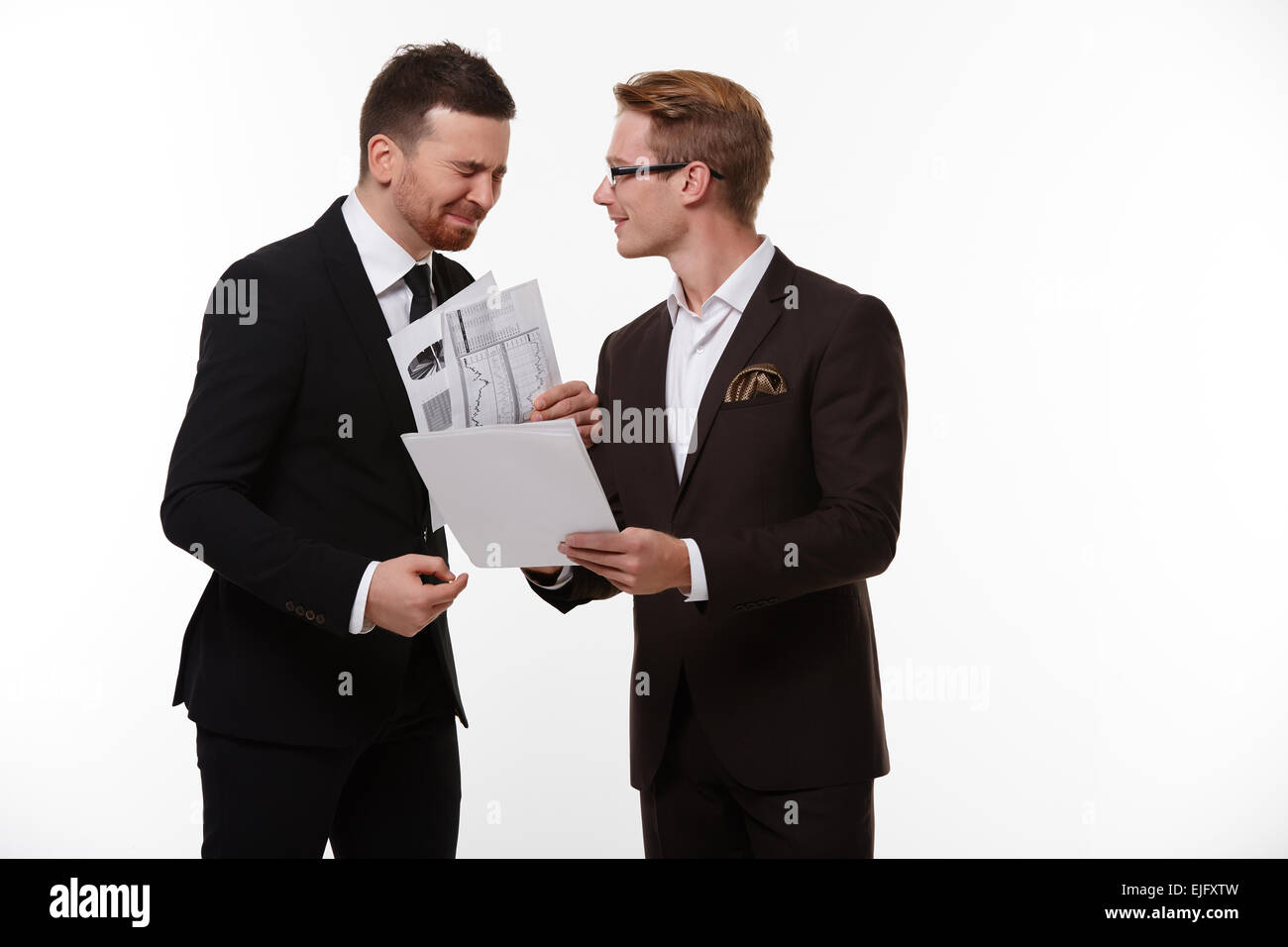 two businessmen arguing Stock Photo - Alamy