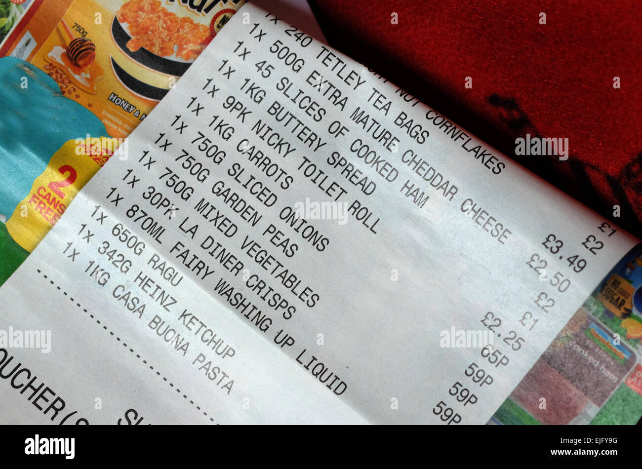 Shopping receipt hi-res stock photography and images - Alamy