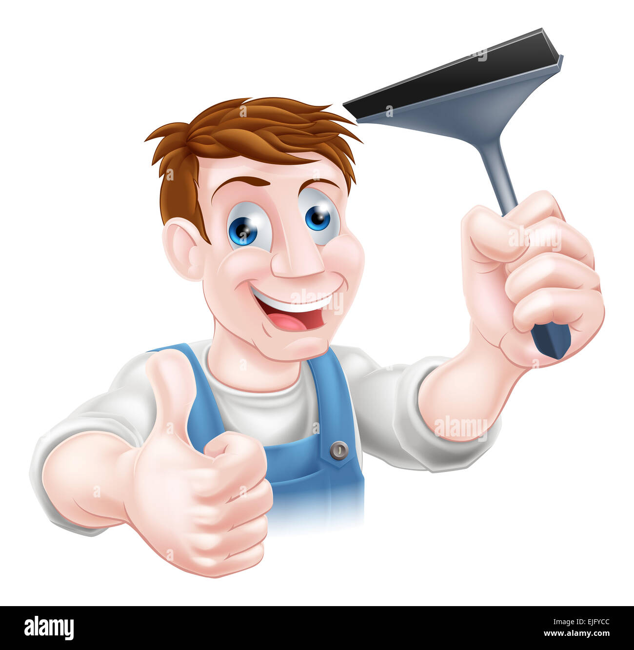 Male window cleaner work Cut Out Stock Images & Pictures - Alamy