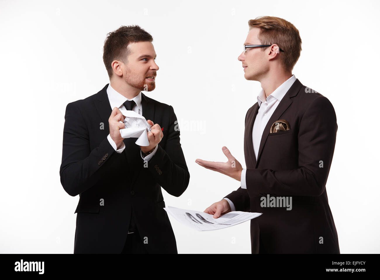 two businessmen arguing Stock Photo - Alamy