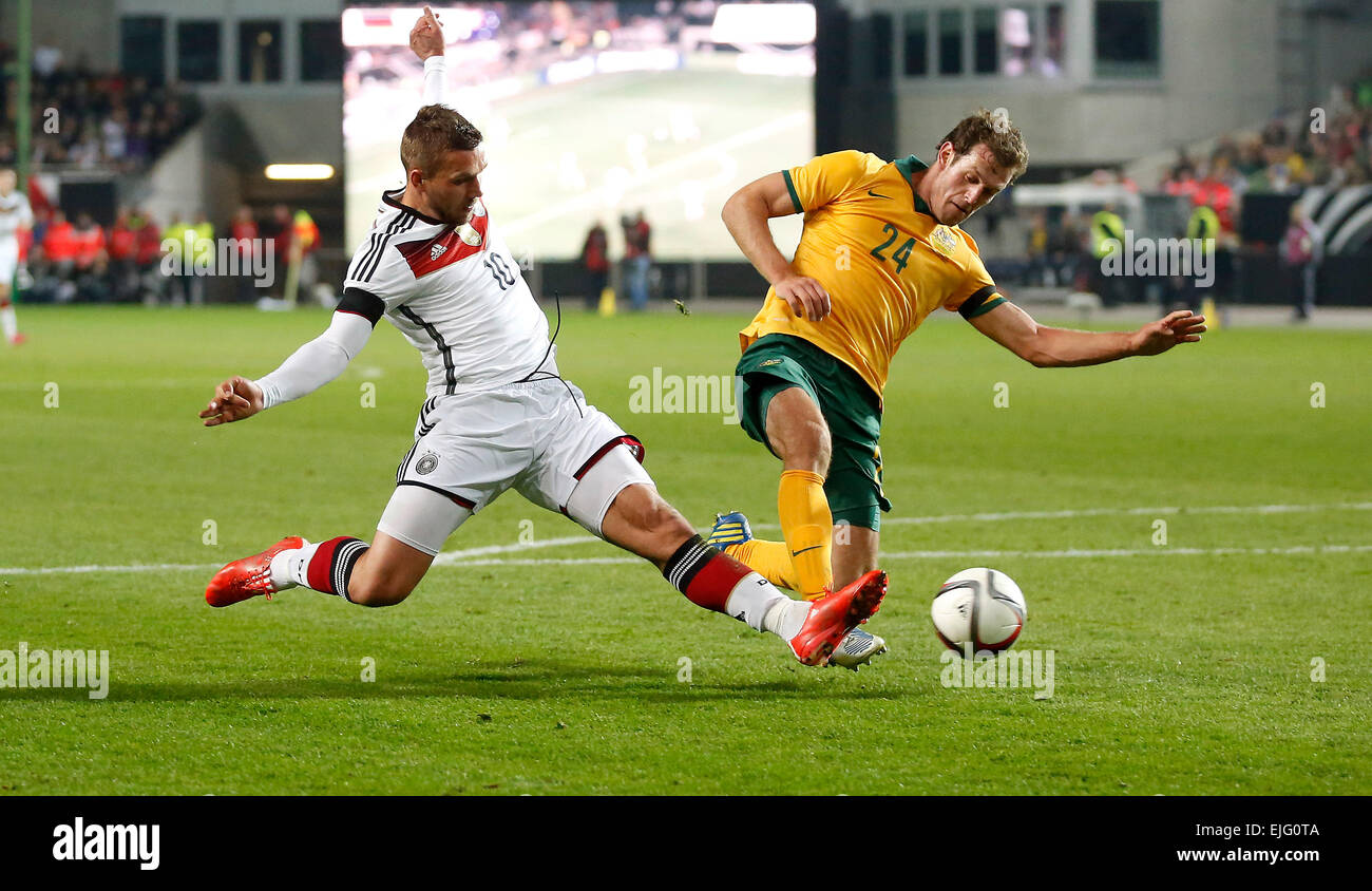Last chance for Germany's Lukas Podolski (Inter Milan) (L) against Luke ...