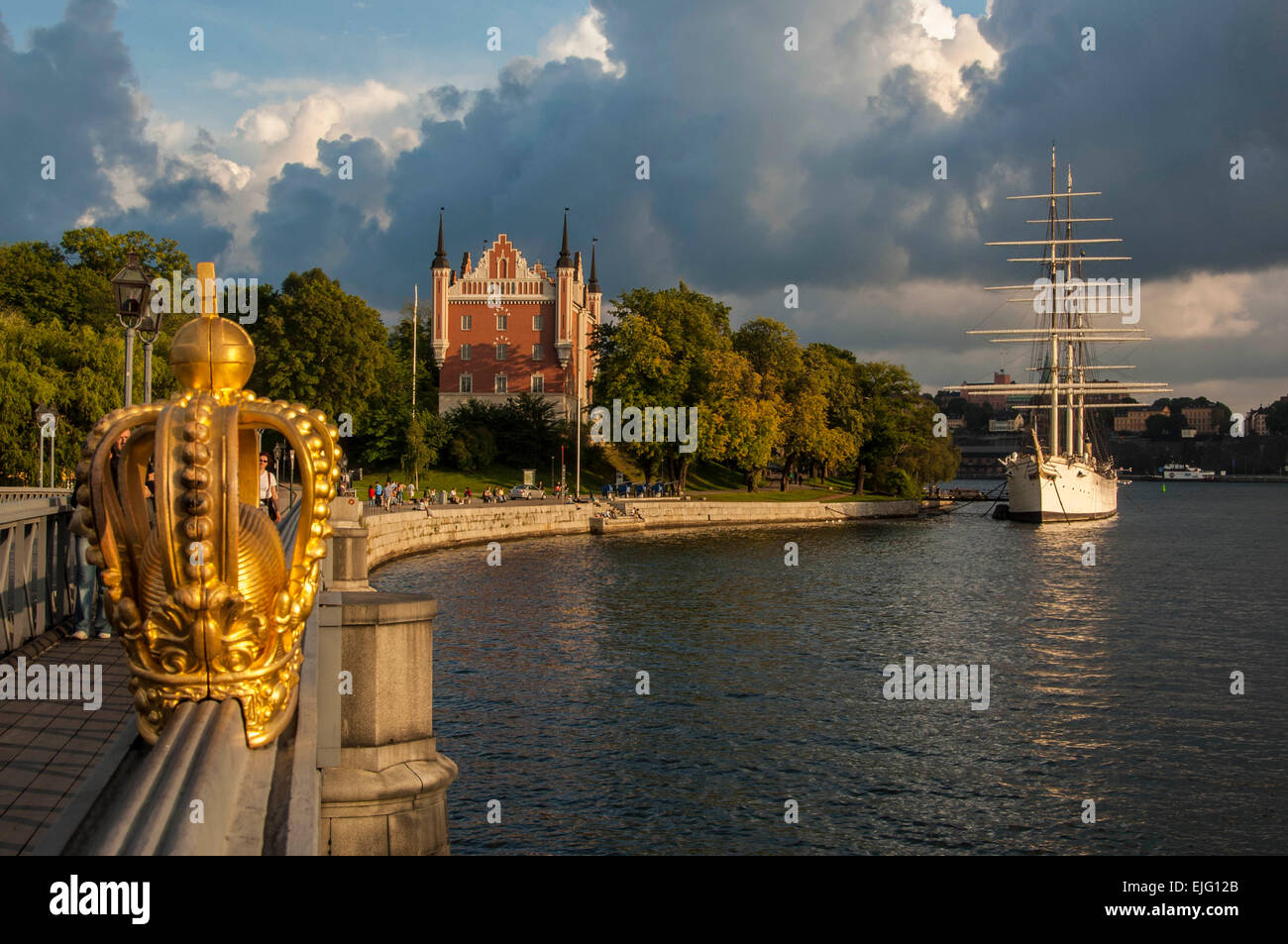 Skeppsholmen Island in Stockholm Sweden Stock Photo - Alamy