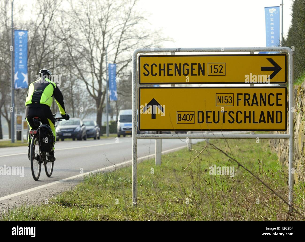 Schengen countries schengen agreement hi-res stock photography and ...