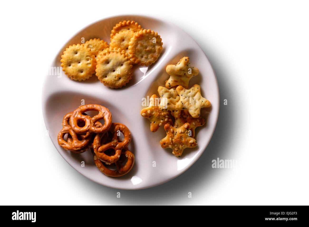 Appetizers in dish - top view Stock Photo - Alamy