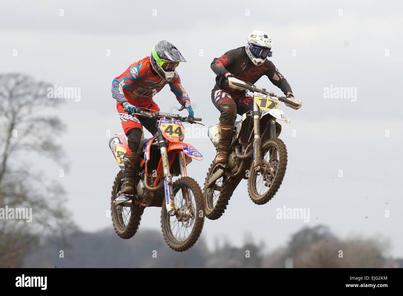 Motocross racing at the Fat Cat Motopark at Armthorpe in Doncaster ...