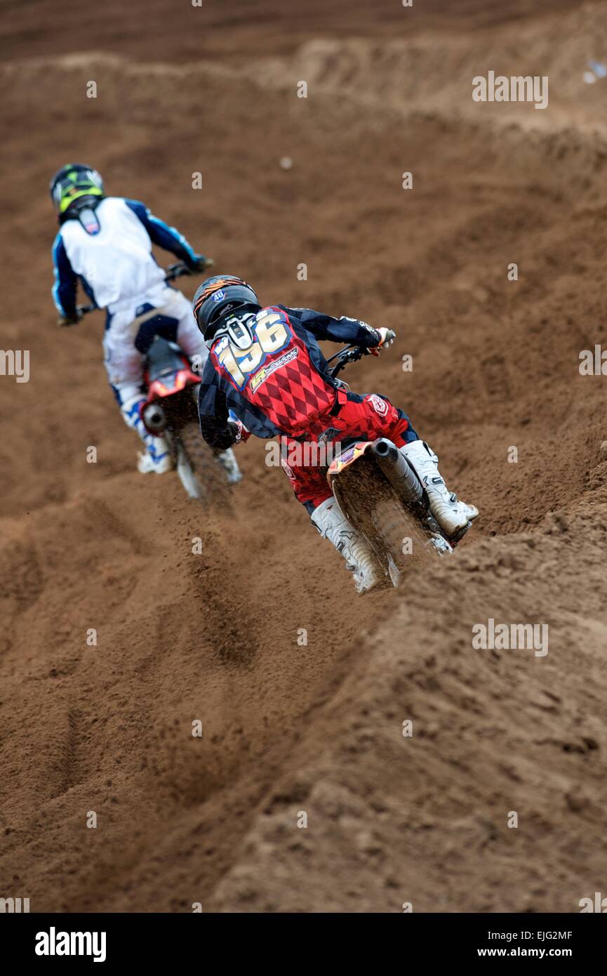 Motocross racing fat cat motopark hi-res stock photography and images ...