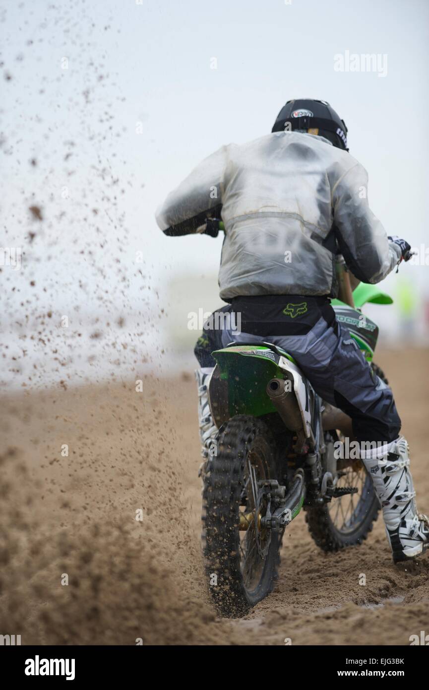 Motorcycle sand racing on beach hi-res stock photography and images - Alamy