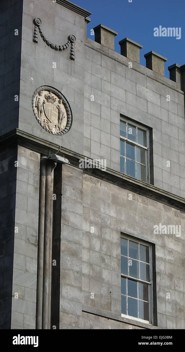 detail Castle Mona, Douglas, Isle of Man UK. Architect George Steuart ...
