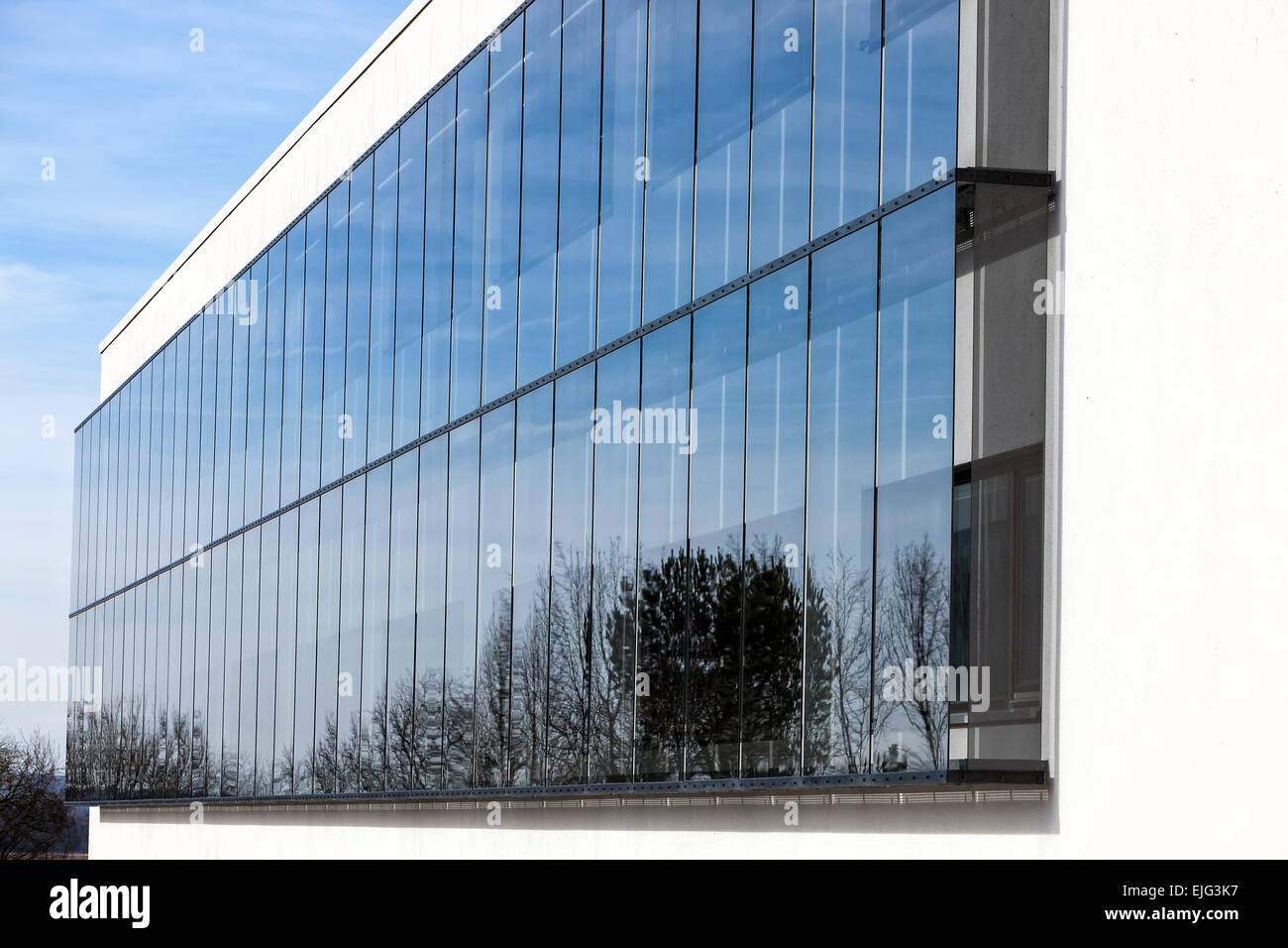 Modern glass building Stock Photo - Alamy