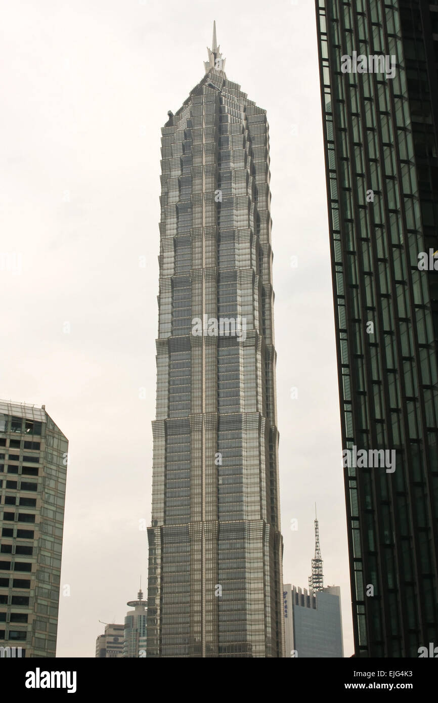 Jin Mao Tower in Shanghai Stock Photo - Alamy