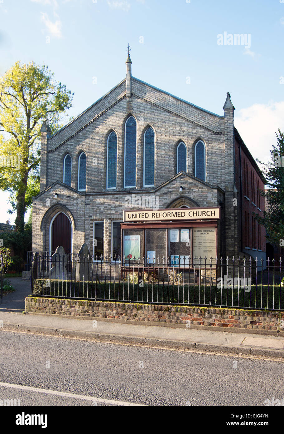Ingatestone, United Reformed Church, High Street, Essex, England Stock ...