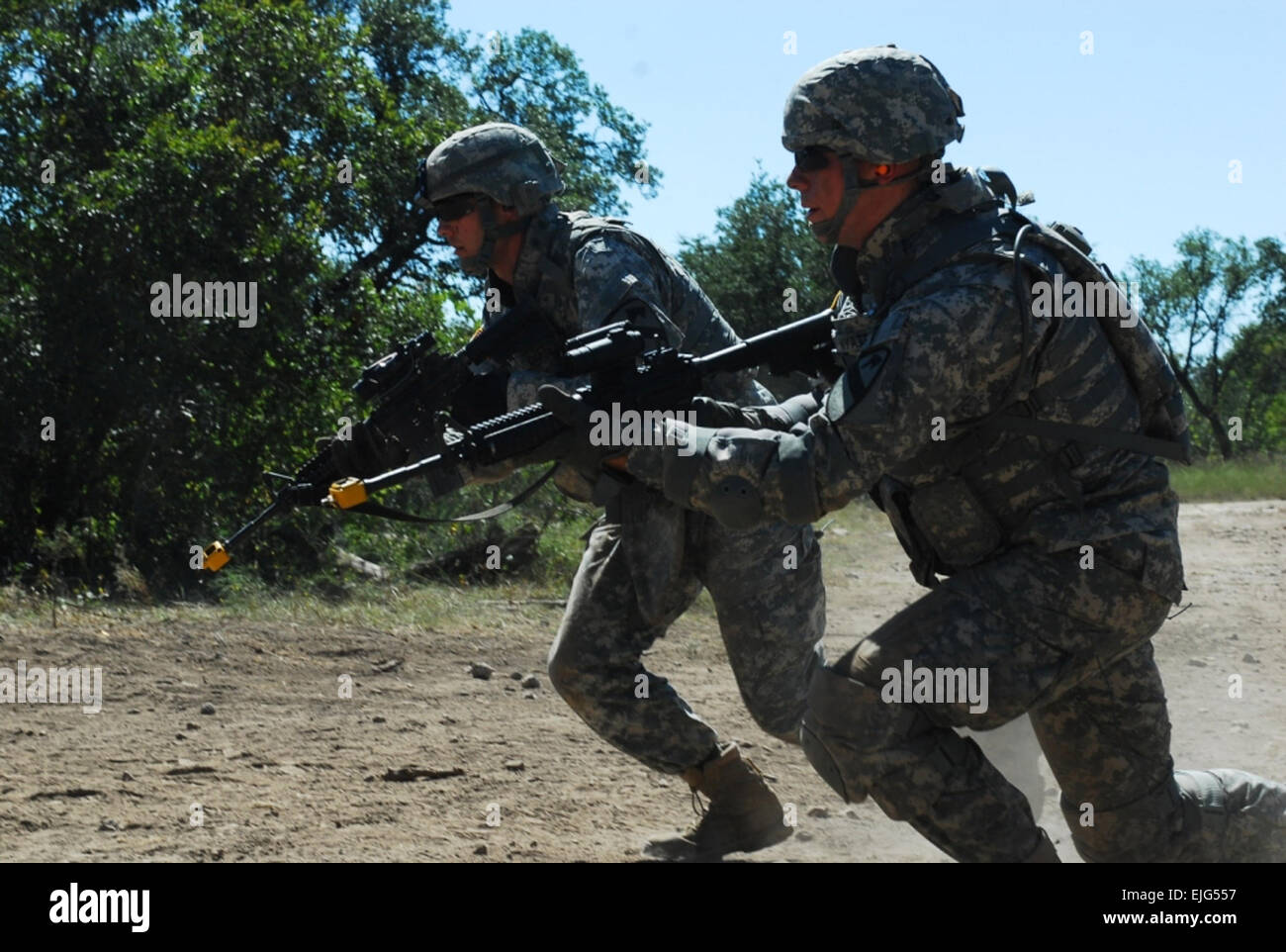 U.S. Army 1st Lt. Ross Cargile left, a Round Rock, Texas, native and a ...