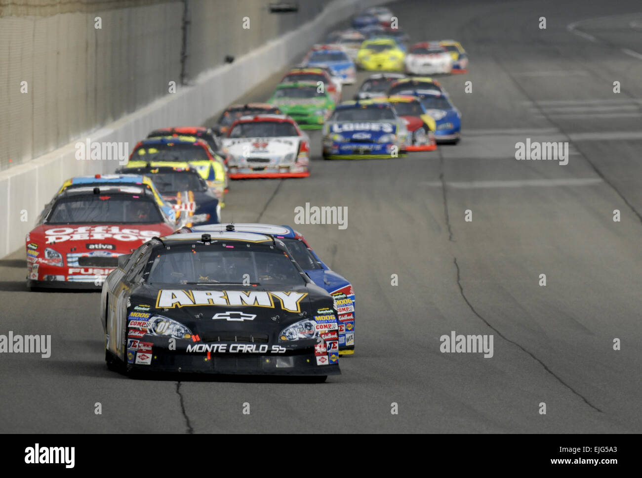 army.mil U.S. Army driver Mark Martin left California Speedway leading ...