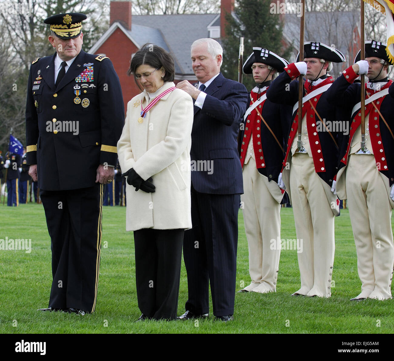 U.S. Army Chief of Staff change of responsibility ceremony at Fort Myer ...