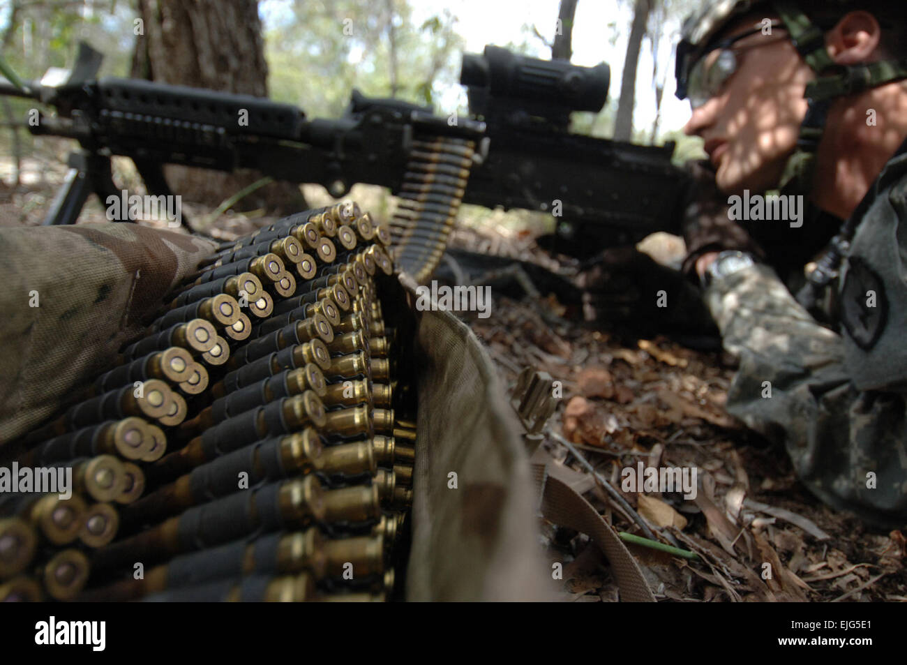 U.S. Army Pvt. Eric Riddle, from Alpha Company, 1st Battalion, 5th ...