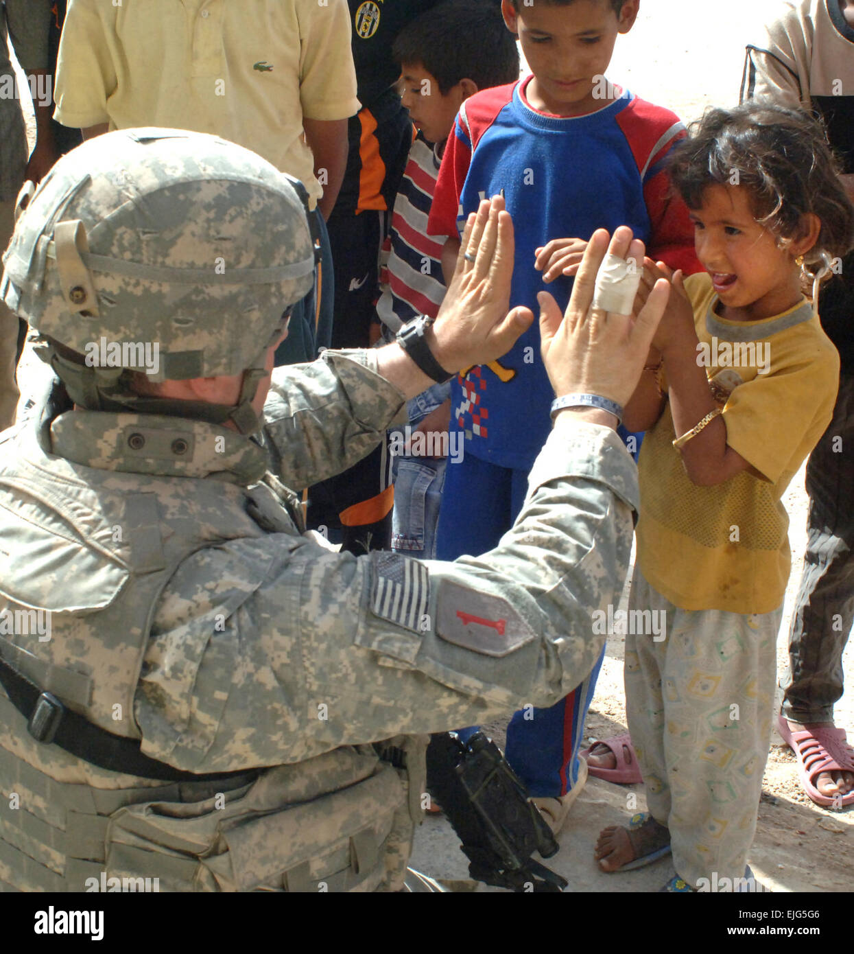 U.S. Army Sgt. Dustin Mace, left, Bravo Company, 1st Battalion, 28th ...