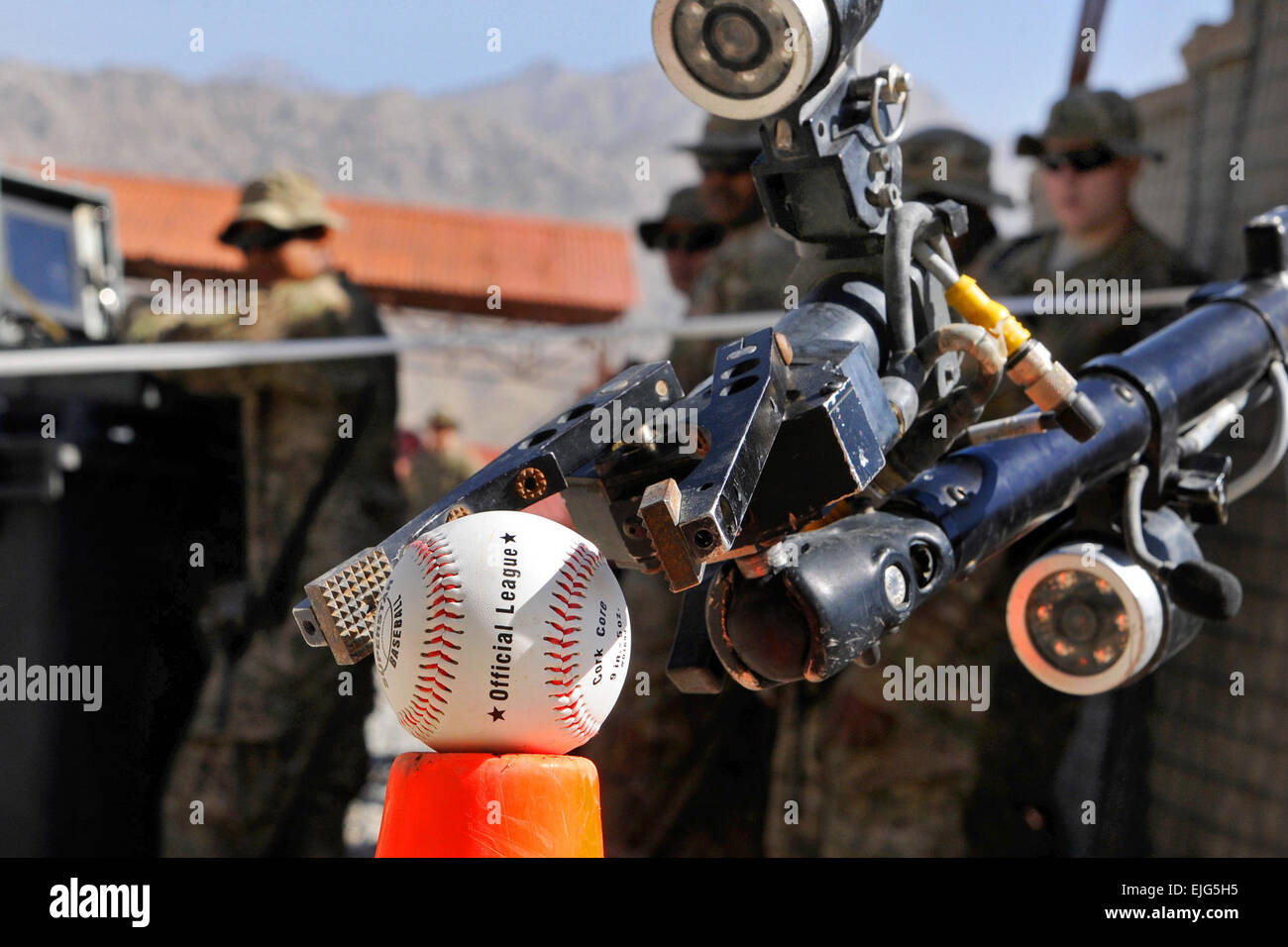 A U.S. Army Soldier maneuvers a Talon Robot, designed to defeat ...