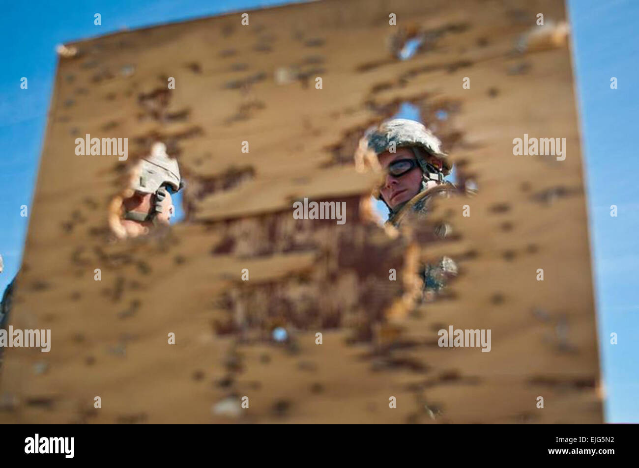 Staff Sgt. Michael May right from Headquarters, Headquarters Command ...