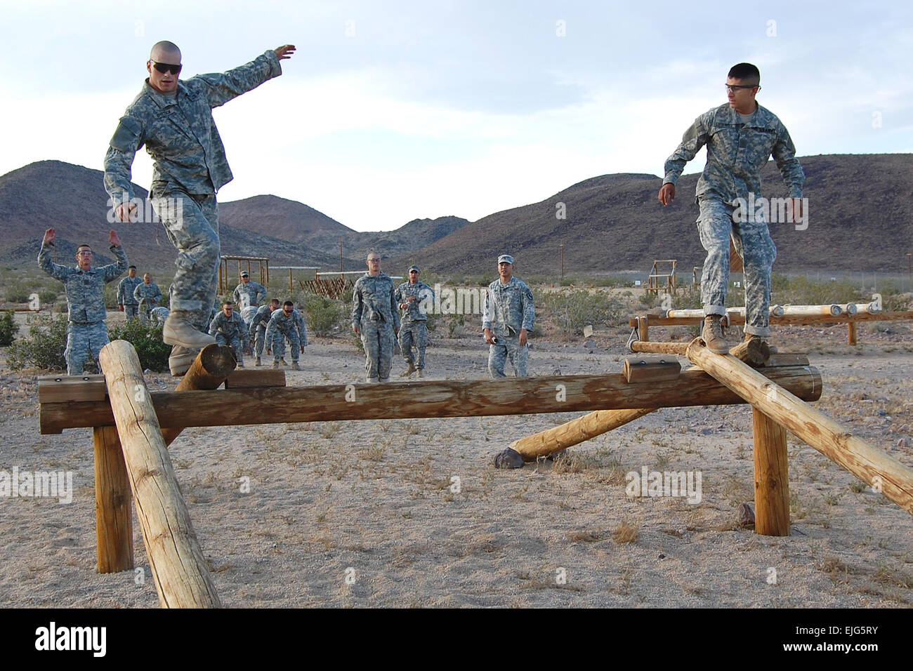 U.S. Army Spc. Patrick Chittock, left, and Sgt. Salvador Gutierrez ...