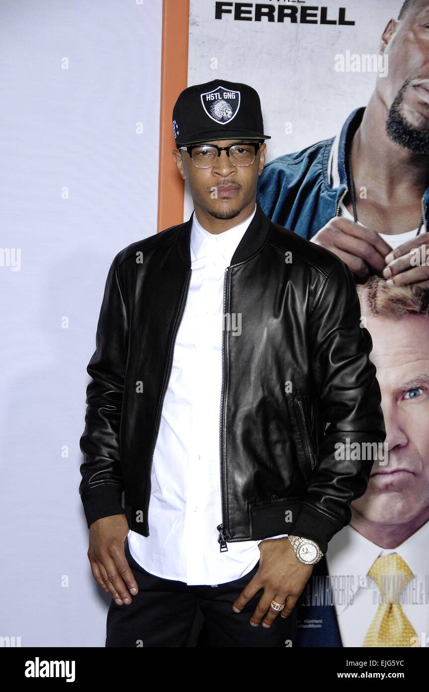 Los Angeles, CA, USA. 25th Mar, 2015. Tip TI Harris at arrivals for GET ...