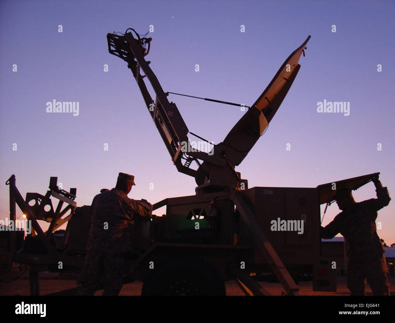 U.S. Army Soldiers from the 40th Special Troops Battalion prepare the ...
