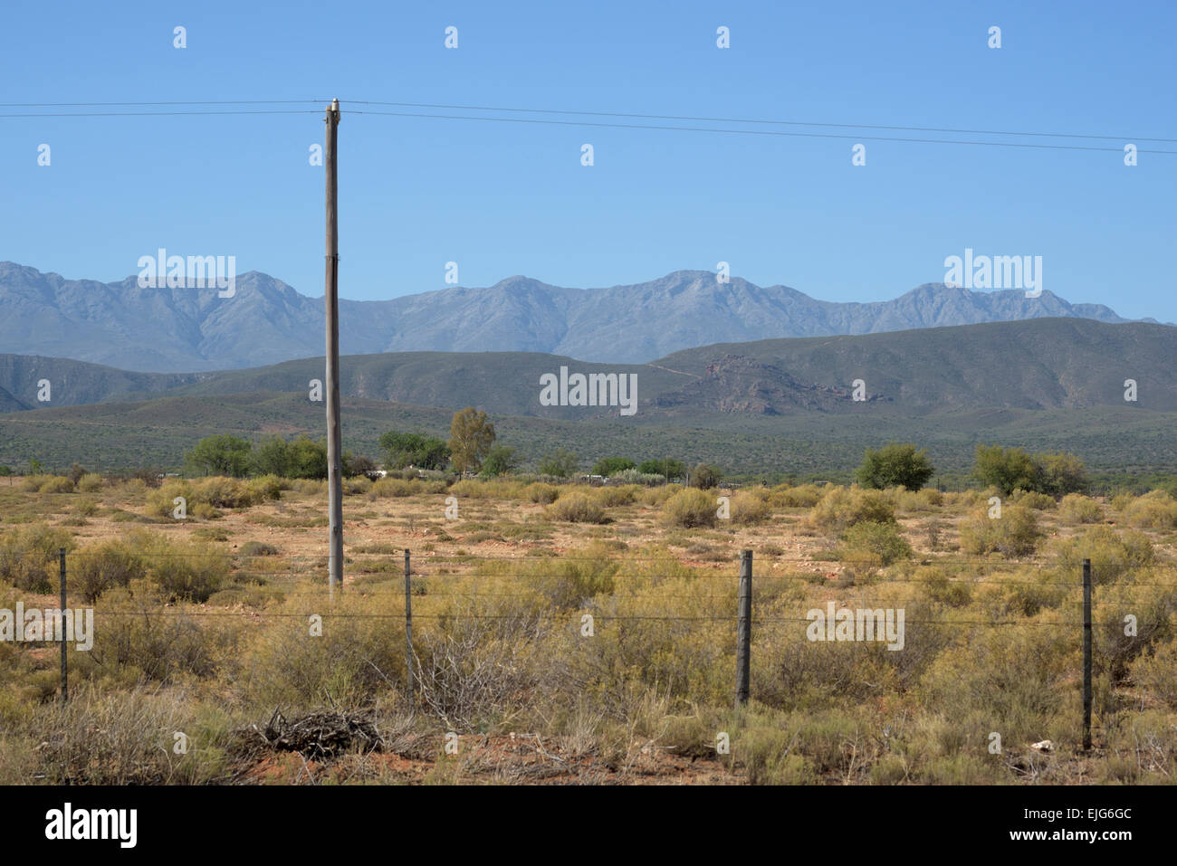 desert like landscape in the Little Karoo, South Africa Stock Photo - Alamy