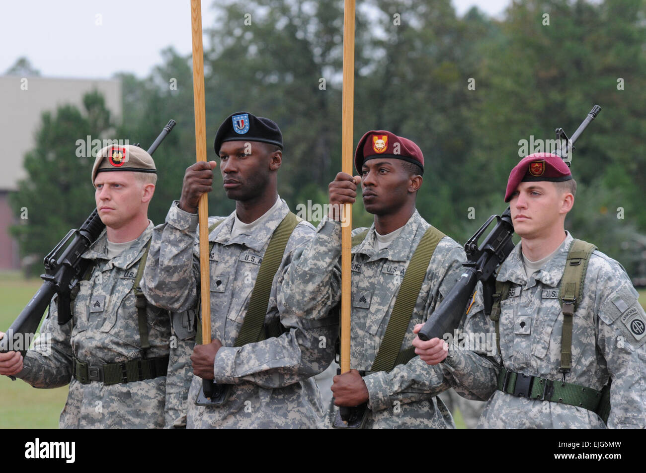 Soldiers representing the diverse missions of Fort Bragg, N.C., serve ...
