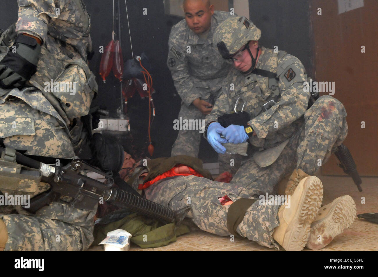 Soldiers from the 632nd Maintenance Company, 110th Combat Sustainment ...