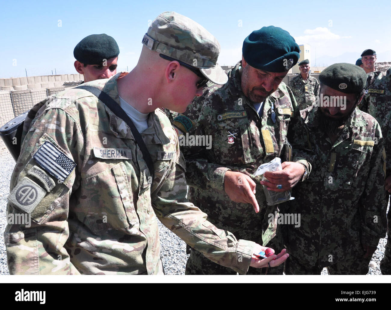 Sgt. Jacob I. Sherman, a movement noncommissioned officer with the ...