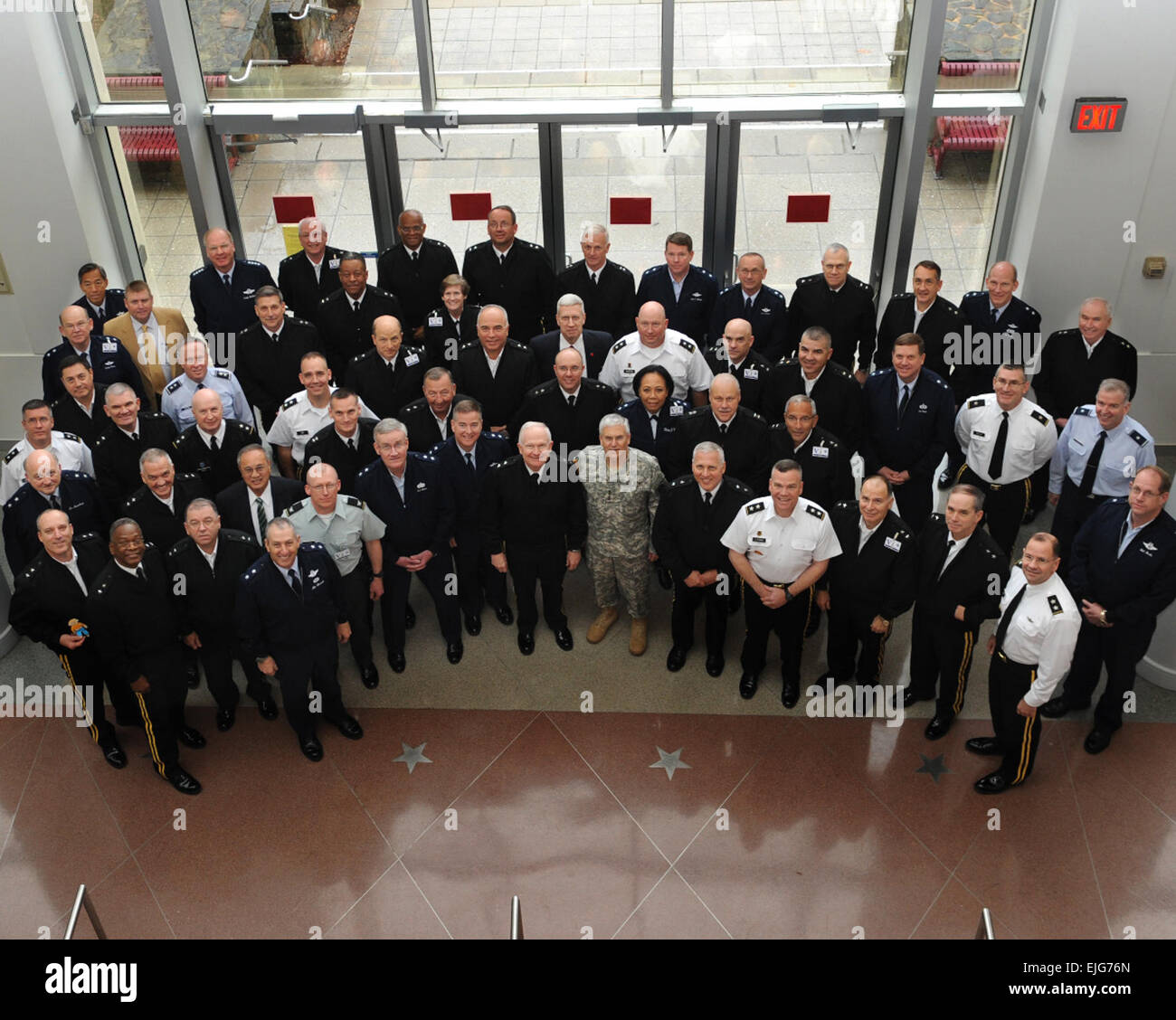 Army Chief of Staff, General George W. Casey, Jr. poses with National ...