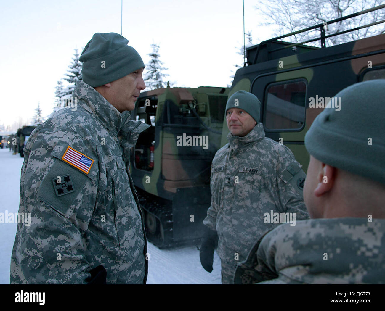 Chief of Staff of the Army, Gen. Raymond T. Odierno receives a briefing ...