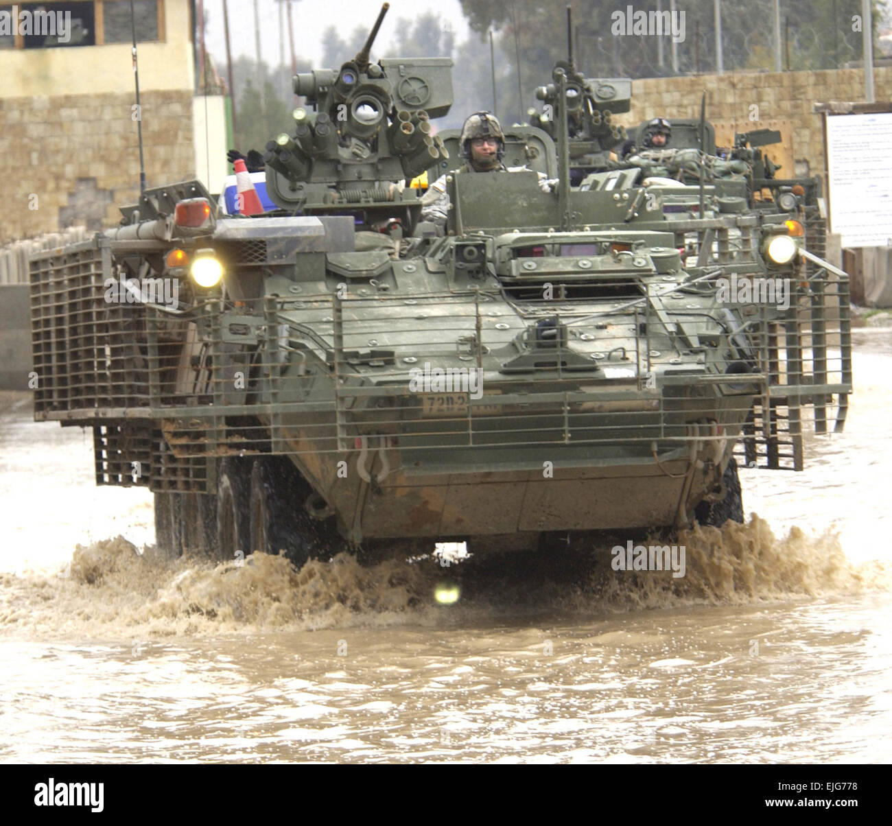 Soldiers from the 172nd Stryker Brigade Combat Team patrol Mosul, Iraq ...