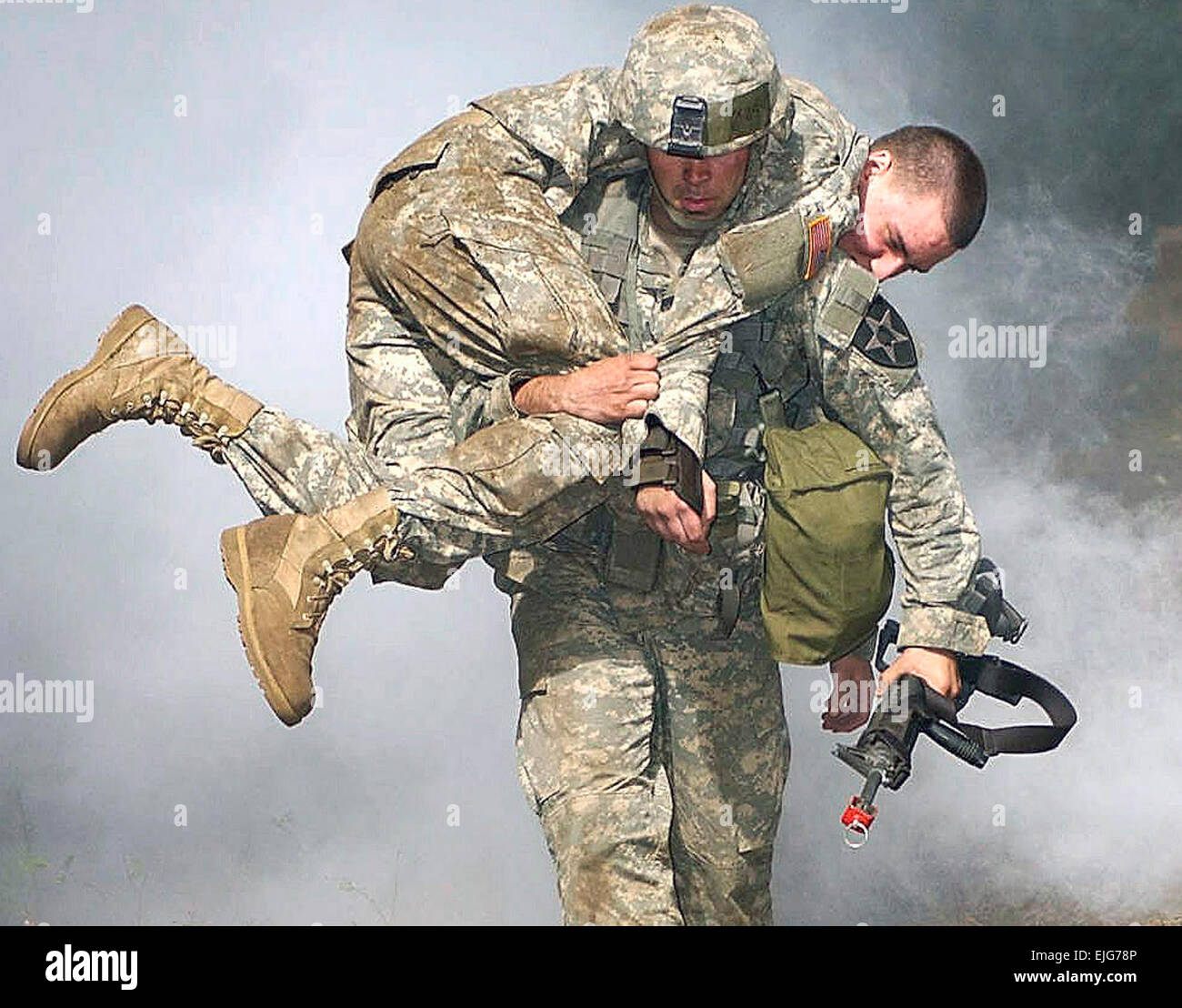 Capt. Charles Moore, commander, Company C, 202nd Brigade Support ...