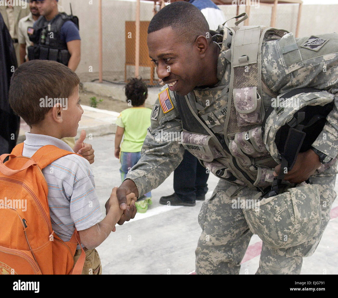 Sgt. Maj. Benny Hubbard, the district Sgt. Maj. for Gulf Region South ...